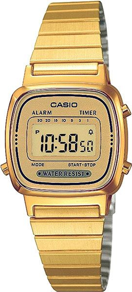 Японские наручные женские часы Casio Collection LA670WGA-9 электронные ...