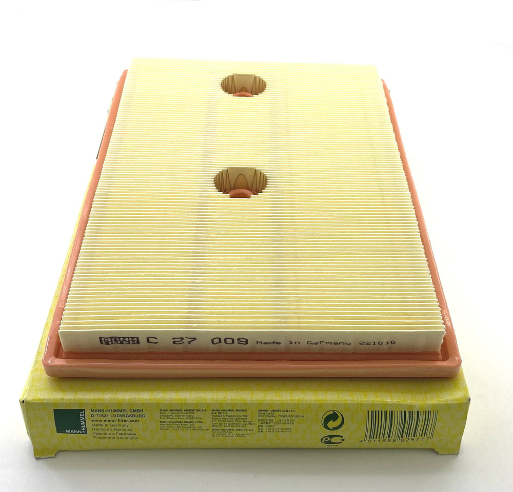 Фильтр воздушный MANN FILTER C 27009 - купить по выгодным ценам в ...