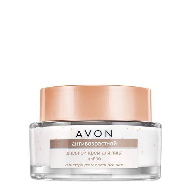 AVON Антивозрастной дневной крем для лица с экстрактом зеленого чая SPF ...