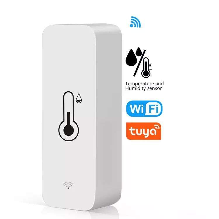 Умный Wi Fi датчик влажности и температуры купить с доставкой по