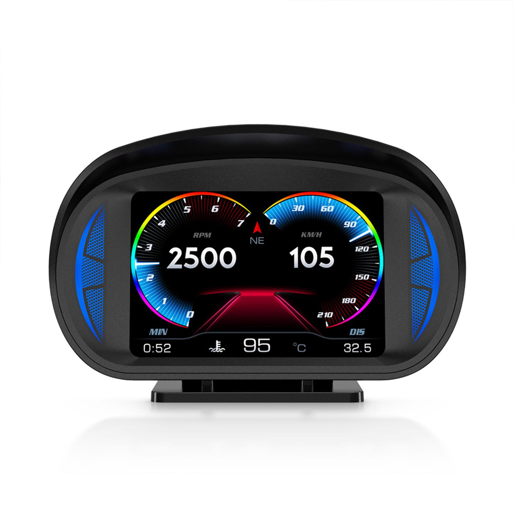 Автомобильный проекционный дисплей Многофункциональный OBD GPS ...