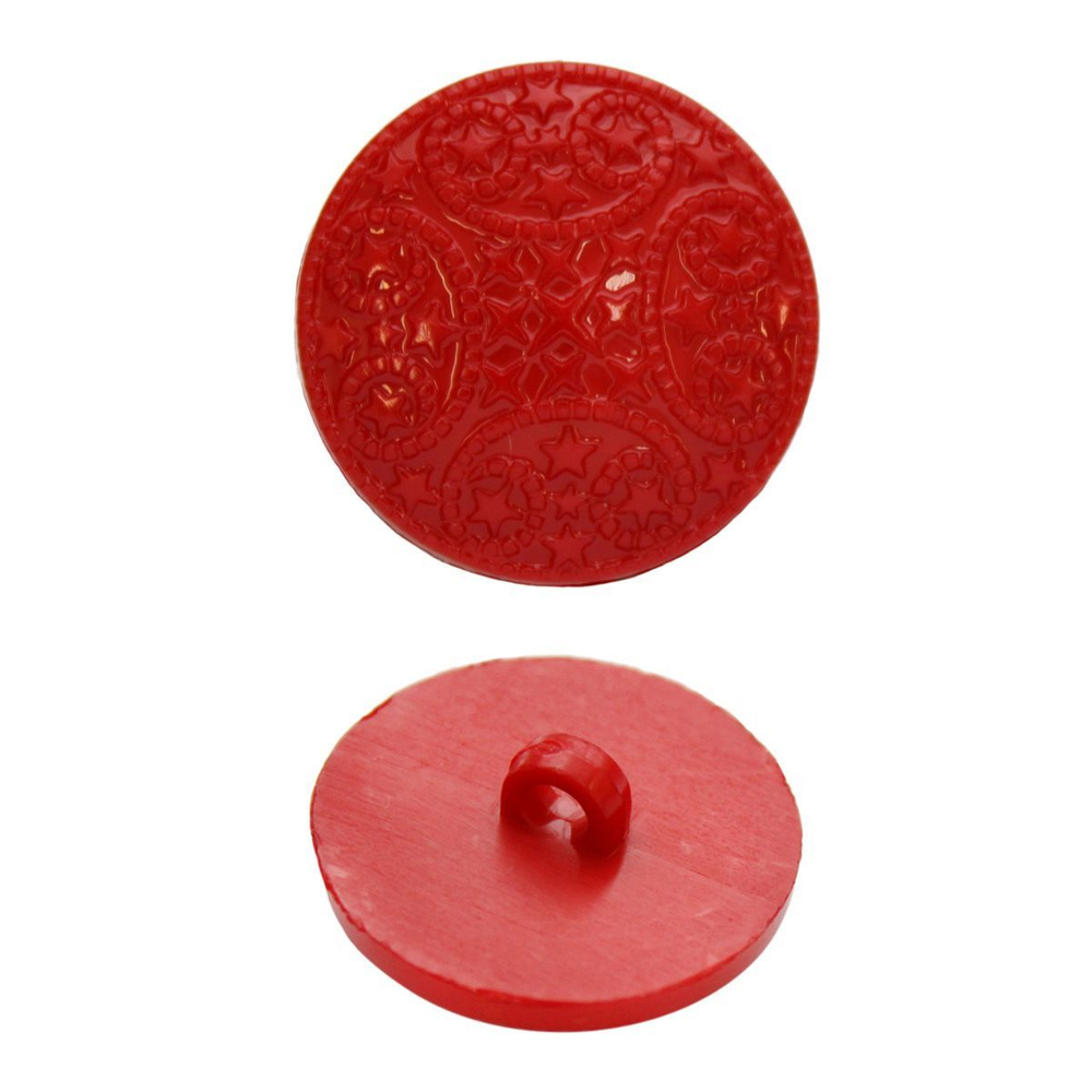 Декоративные пальтовые пуговицы на ножке 25 мм, 36 шт/упак, Айрис ...