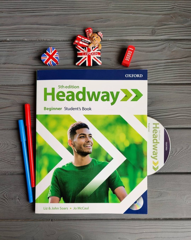 Headway Beginner 5-th edition Пятое издание Комплект Учебник+Тетрадь+CD ...