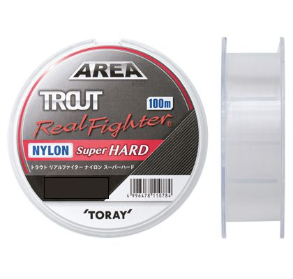 Монофильная, полиэстеровая леска для рыбалки TORAY Леска Toray Real Trout Fighter Nylon Super ...