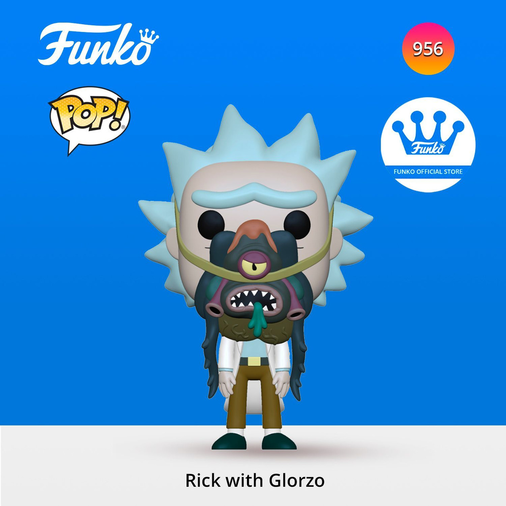 Фигурка Funko POP! Animation Rick & Morty Rick w/ Glorzo/ Фанко ПОП в ...