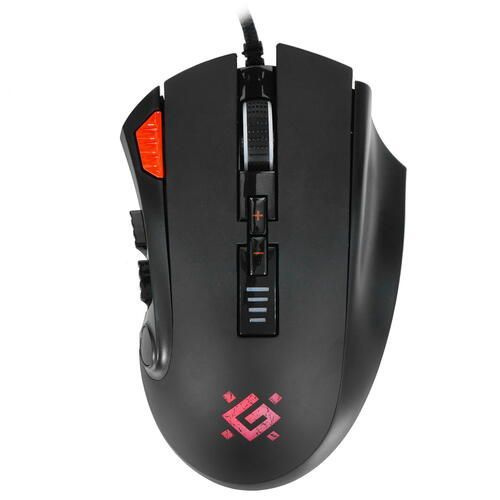 Игровая мышь проводная Defender Oversider GM-917 RGB 52917, черный ...