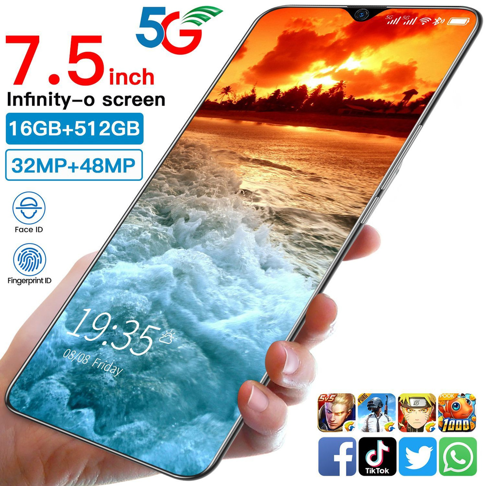 Смартфон Русская верси(4G) Мобильные телефоны-7.5 дюйм - купить по ...
