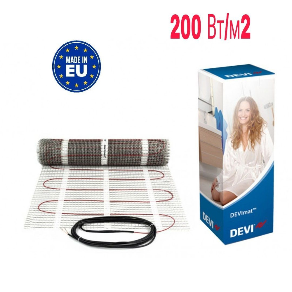 Нагревательный мат DEVI DEVI200/HOUSE Prof 4.3 м² - купить по доступным ...