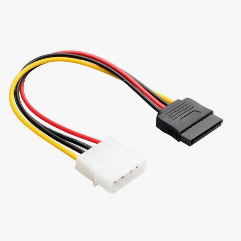 Кабель-адаптер питания BaseTech MOLEX - SATA - купить с доставкой по ...