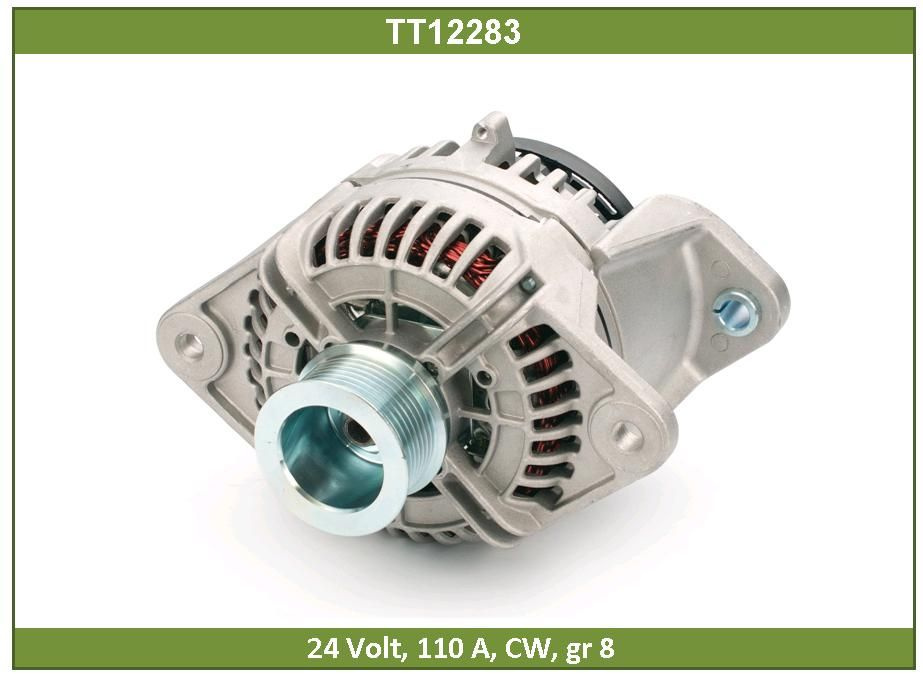 Генератор renault magnum дв.dxi volvo fhfm широкий разъем со шкивом 28в ...