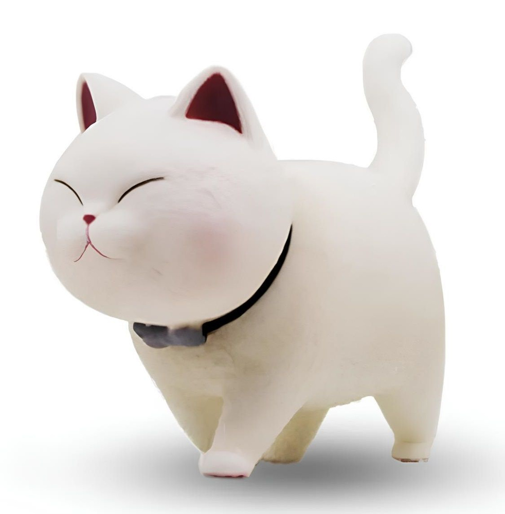 Фигурка Кот / Cat (9см) #4 белый - купить с доставкой по выгодным ценам ...