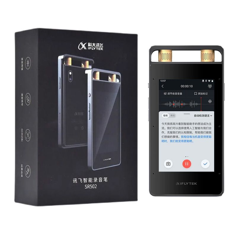 Диктофон iFLYTEK SR502, AAC, WAV, 32 ГБ купить по выгодной цене в интернет-магазине OZON ...