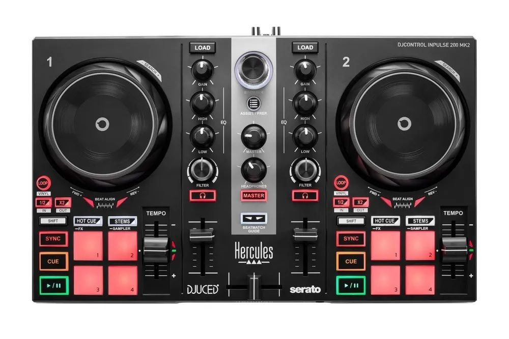 Контроллер Hercules DJControl Inpulse 200-MK2 купить на OZON по низкой ...
