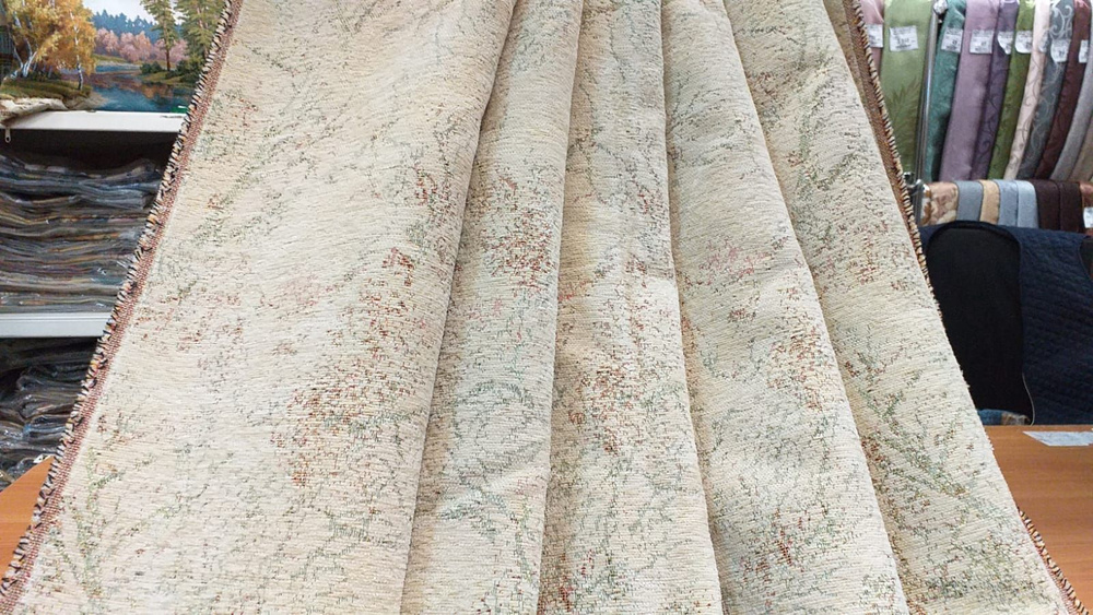 Ткань интерьерная гобелен "Сахара" мебельная, гобеленовая, пл. 380 г/м2 ...