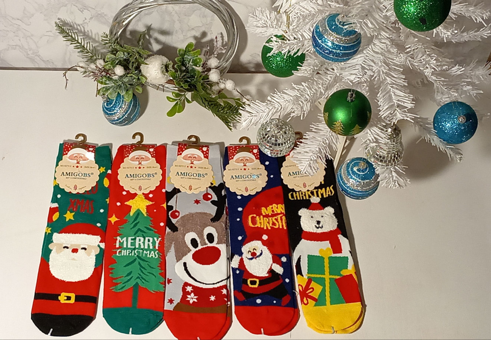 Носки AMIGOBS, 5 пар - купить с доставкой по выгодным ценам в интернет-магазине OZON (1271895331)