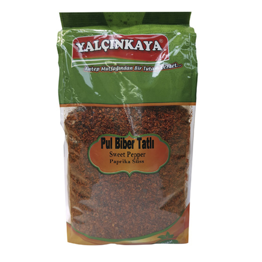 YALCINKAYA Пул бибер 500 гр красный перец крупно-молотый масляный (PUL BIBER TATLI 1/20 ...