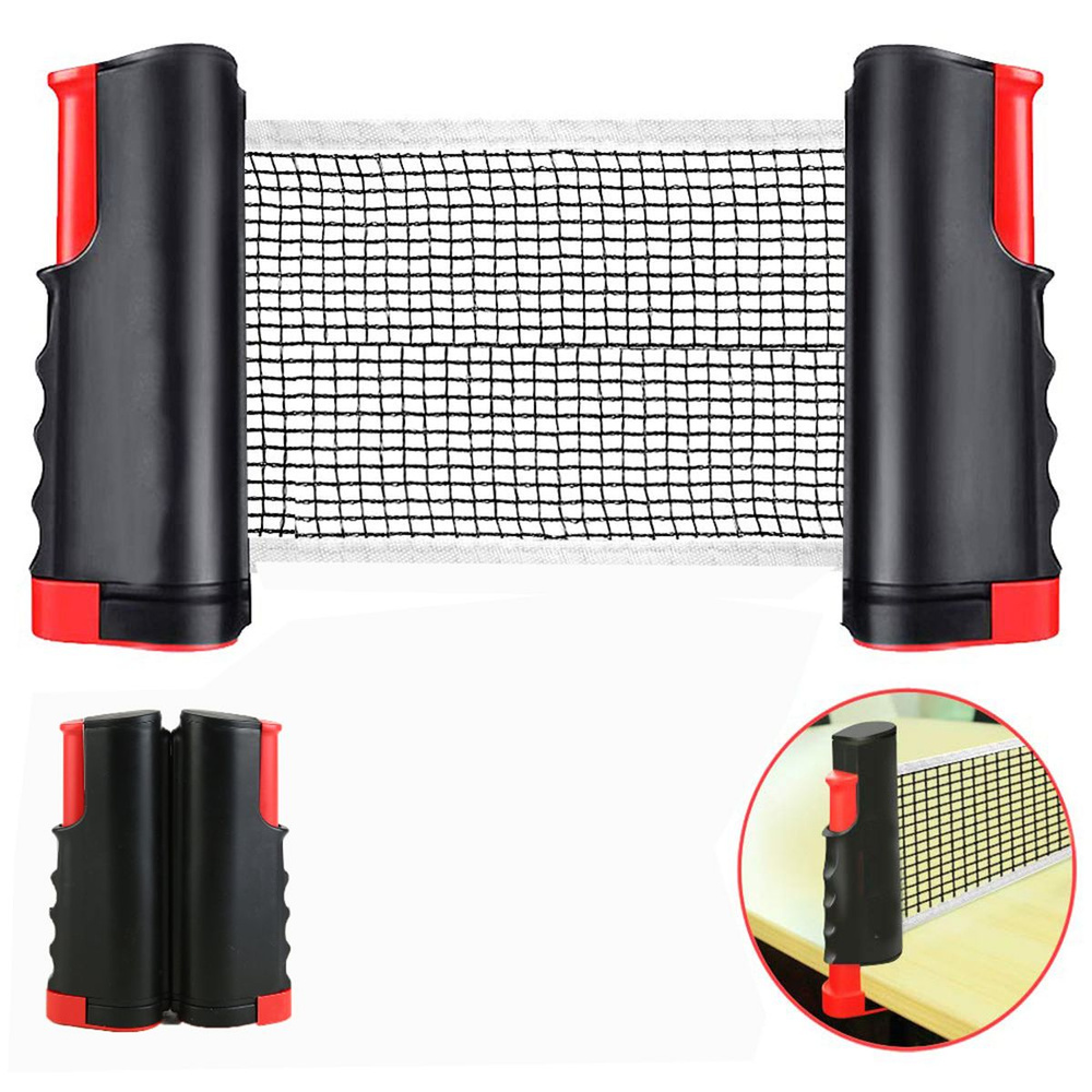 Портативная сетка для настольного тенниса, совместимая со всеми столами ...