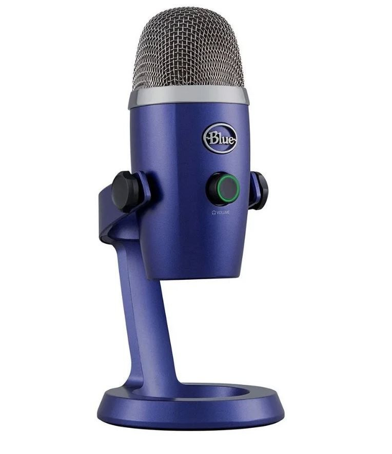 Микрофон проводной Blue Yeti nano, разъем: USB Micro, синий купить на ...