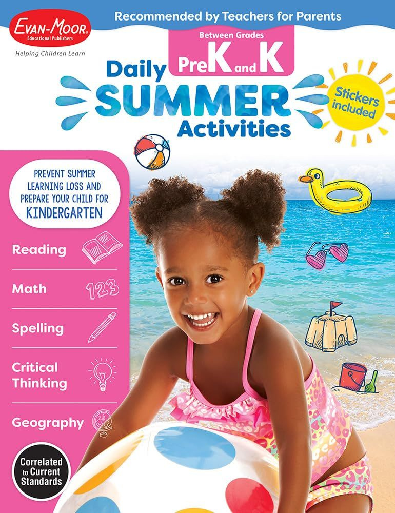 Daily Summer Activities: Grades PreK-Kindergarten - Activity Book ...