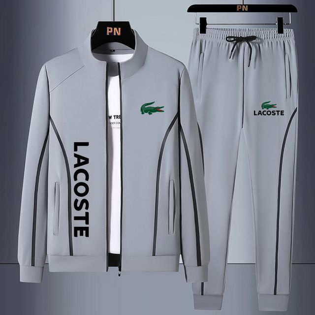 Костюм спортивный Мужской, Женский Lacoste серый, размер 54 На любой ...