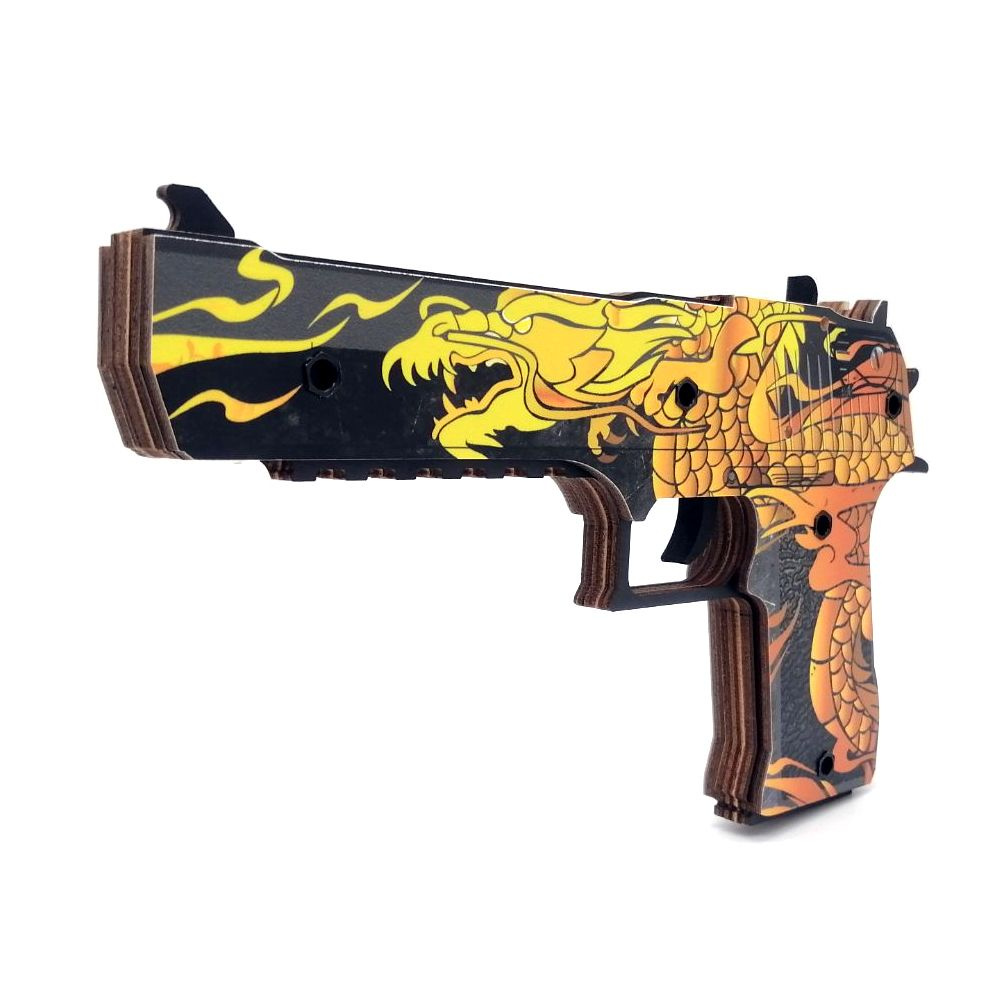 Деревянный пистолет Дезерт Игл Якуза (резинкострел) Mod.2 PalisWood ...