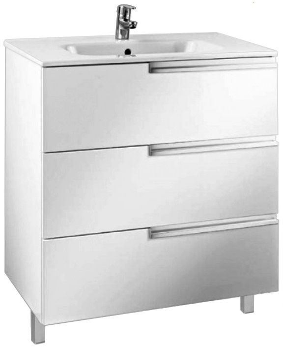 Тумба Roca Victoria Nord Ice Edition для раковины VICTORIA 800мм, с ...
