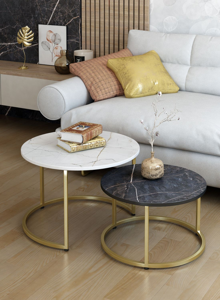 Журнальный стол REGENT style Дуэт разборный REGENT 60 x 60 x 51 см ...