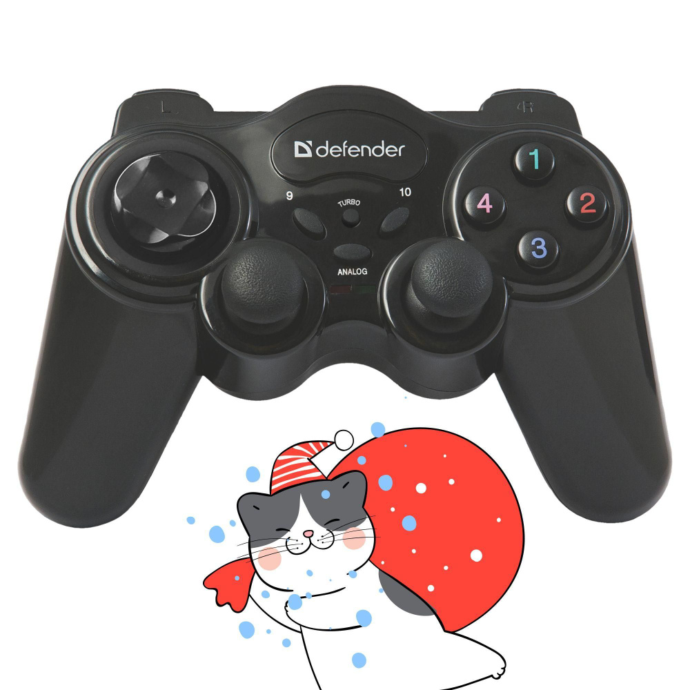 Геймпад Defender, для Windows, черный - купить по выгодной цене в ...
