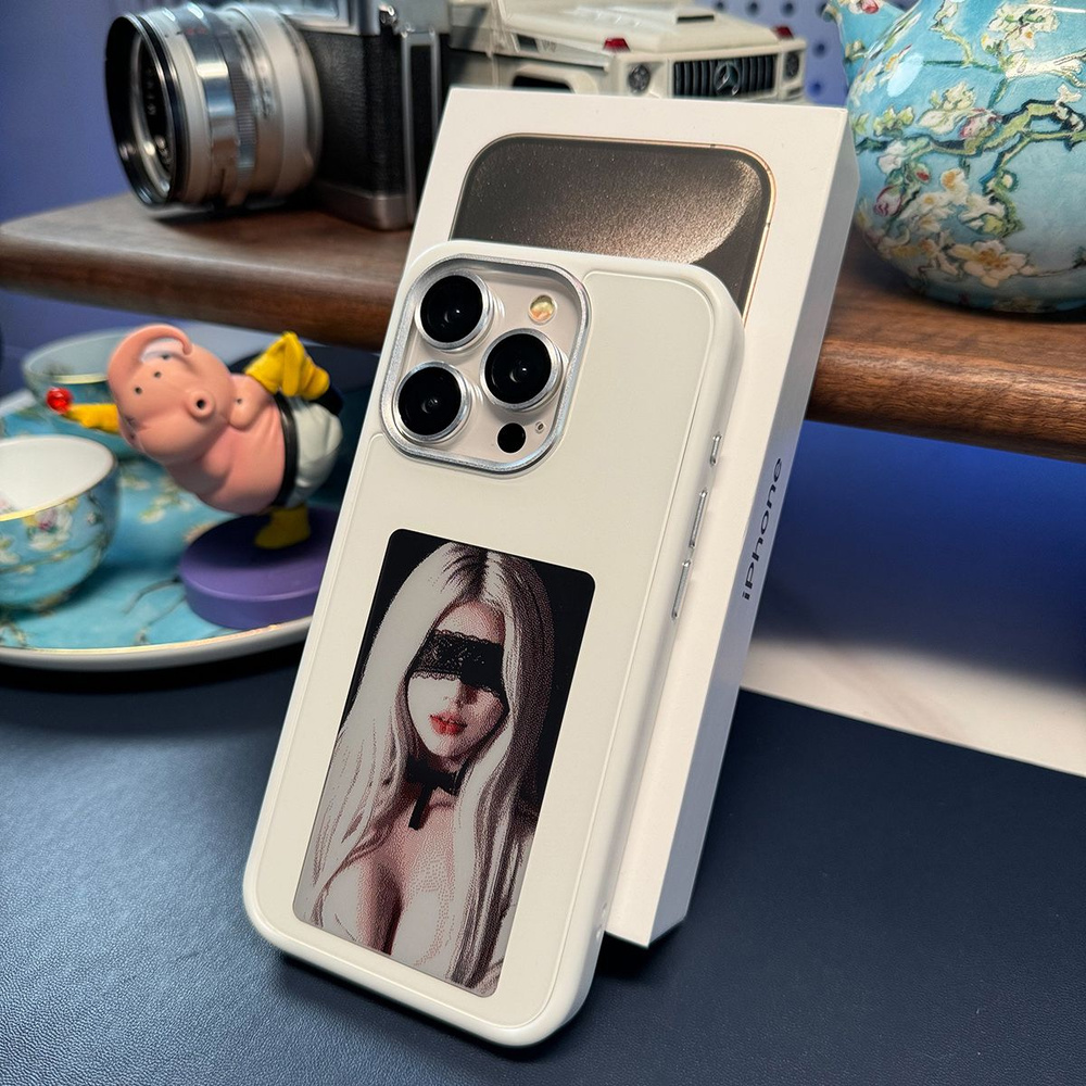Чехол для телефона iPhone с чернильным экраном, чехол для проекционного ...