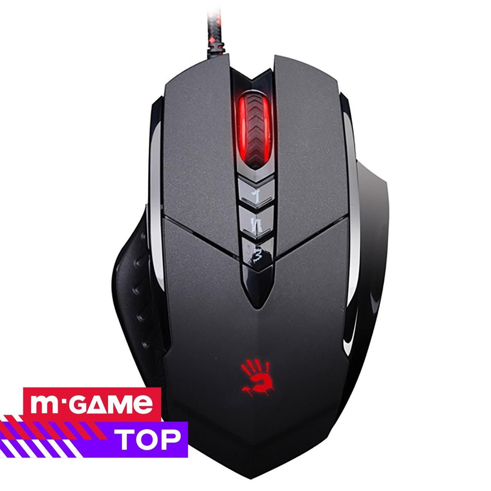 Игровая мышь проводная A4Tech проводная Bloody V7 Black , черный ...