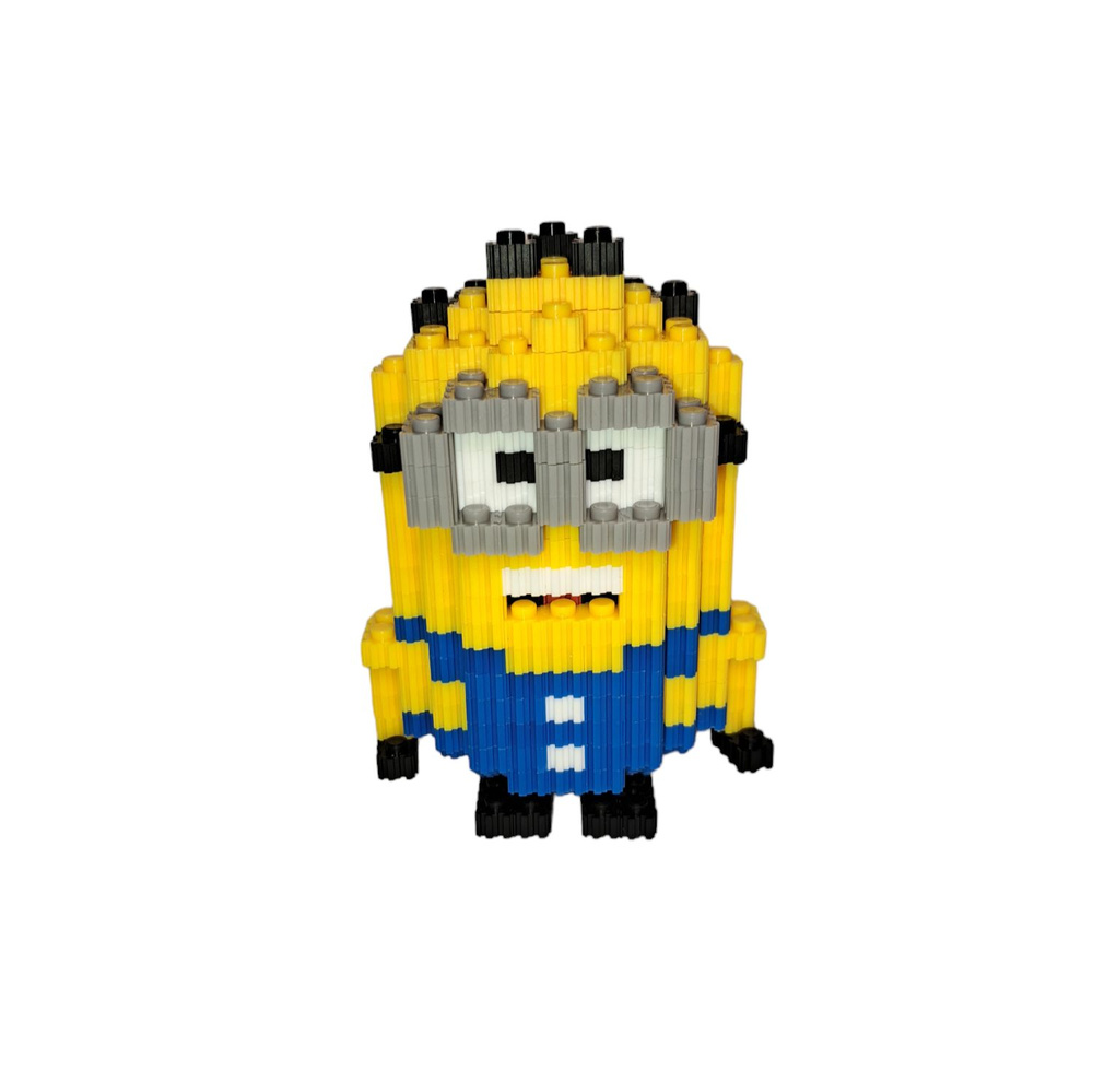 3D Конструктор пластиковый блочный Magic Blocks "Миньон", 732 детали - купить с доставкой по ...