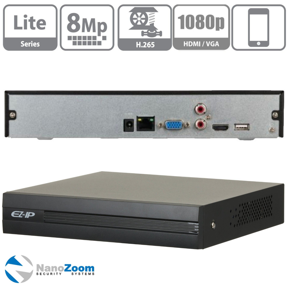 Ez Ip Ez Nvr1b04hs H видеорегистратор для видеонаблюдения Ip Nvr