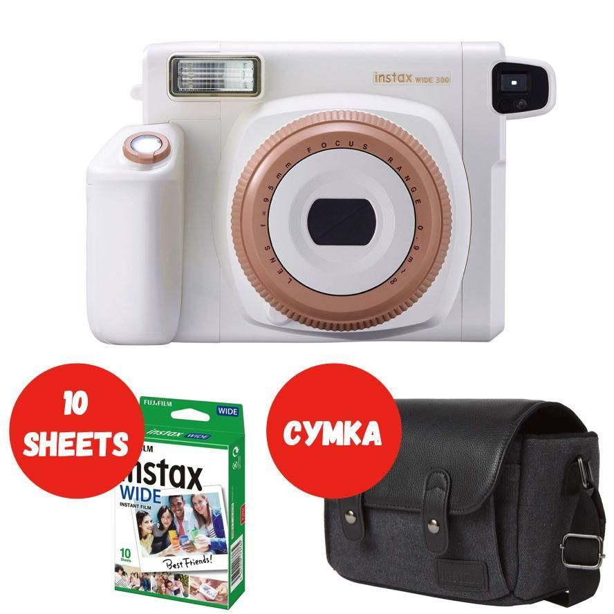 Фотоаппарат моментальной печати Fujifilm Instax Wide 300 + сумка + 10 ...