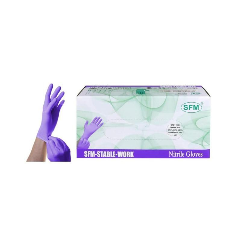 SFM Hospital Products Перчатки медицинские, 100 - купить с доставкой по ...