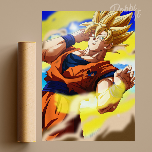 Постер Dobbi Art Арт, Коллаж Постер Аниме Драгонболл 02, 50 40 купить c доставкой на OZON по ...