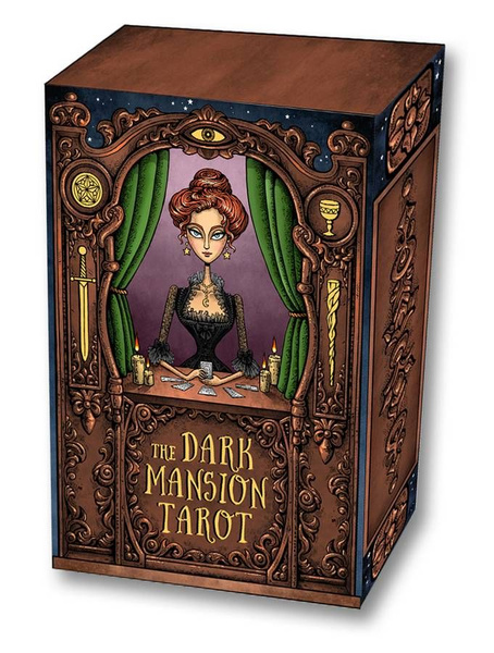 Карты Таро The Dark Mansion Tarot deck Large Version 14 cm, Taroteca / Темный Особняк, 14 см ...