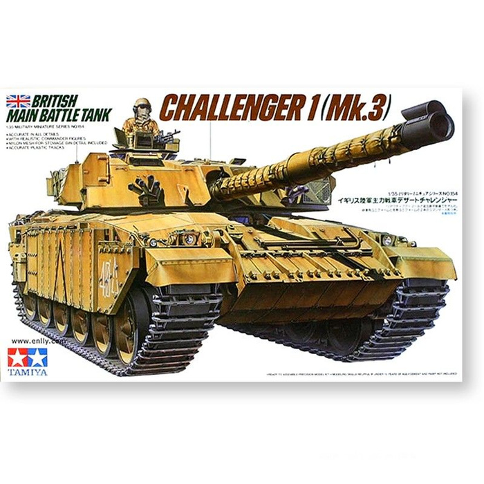 Сборная военная модель Tamiya-35154 1/35 scale British Challenger I MK ...