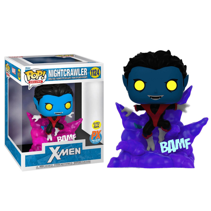 Фигурка Funko POP Nightcrawler Teleporting GitD Deluxe со стикером ...