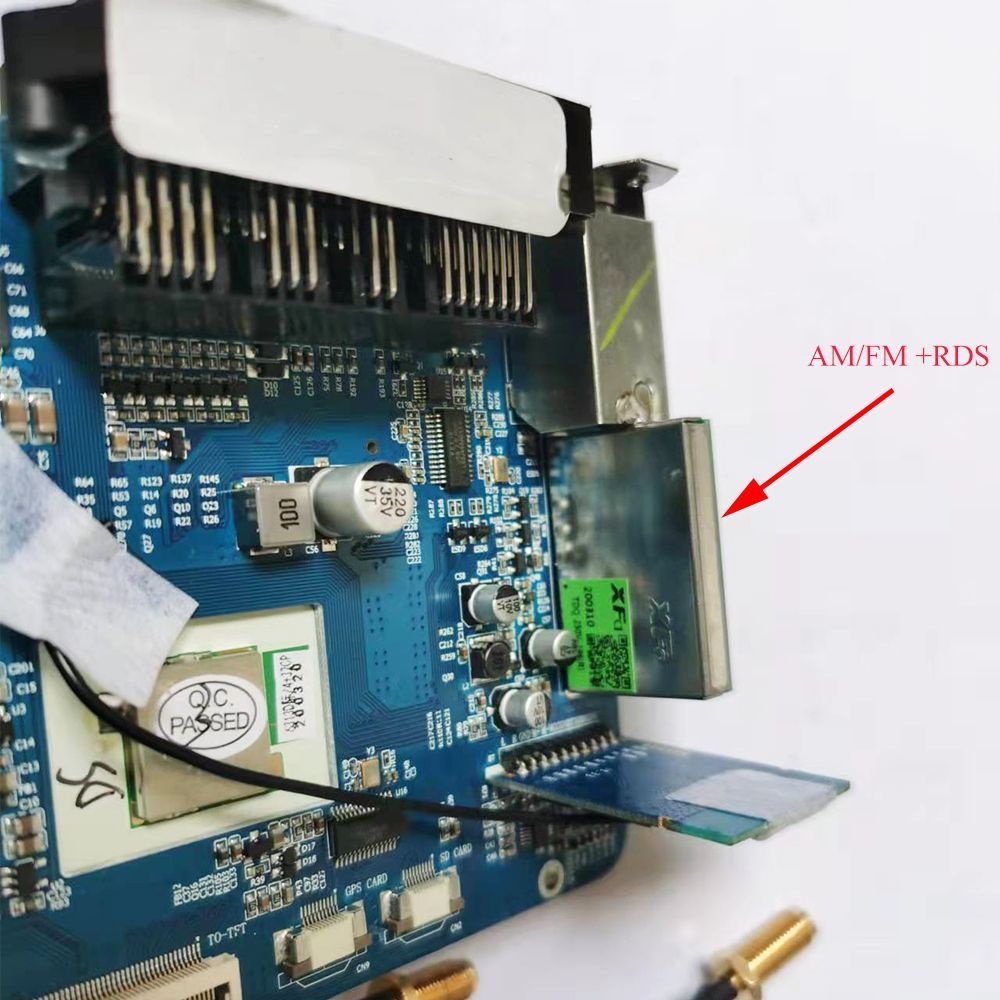 10-контактный автомобильный навигационный радиомодуль TEF6686 AM FM ...