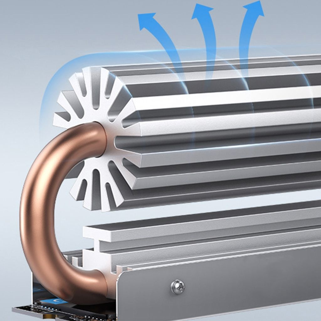 M.2 SSD радиатор SATA NVMe 2280 твердотельный жесткий диск из ...