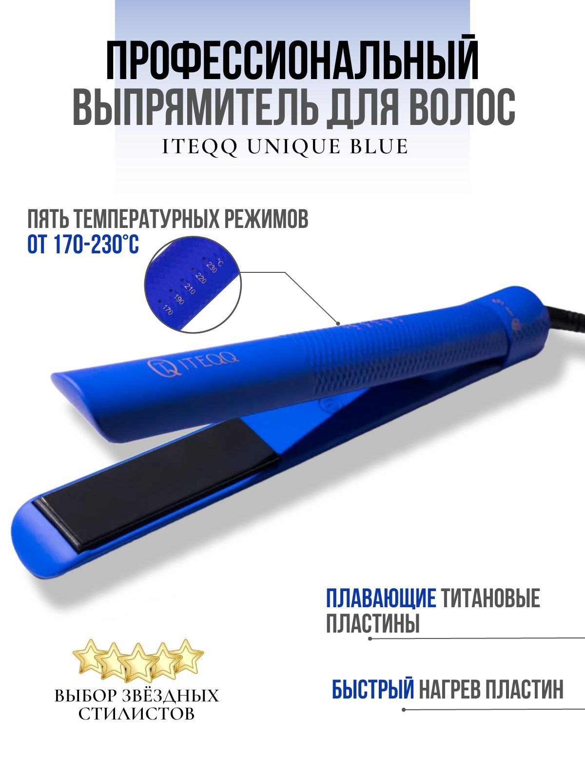 Выпрямитель для волос ITEQQ Утюжок - купить по доступным ценам в ...