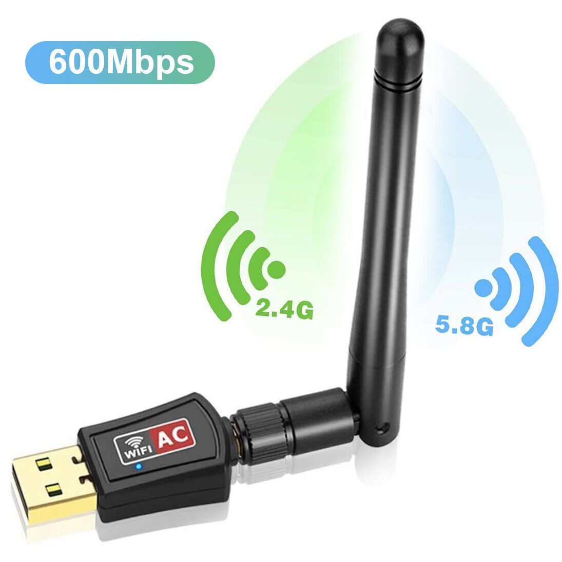 Wi Fi адаптер для компьютера 5 ГГц 2 4 ГГц Usb Wi Fi адаптер