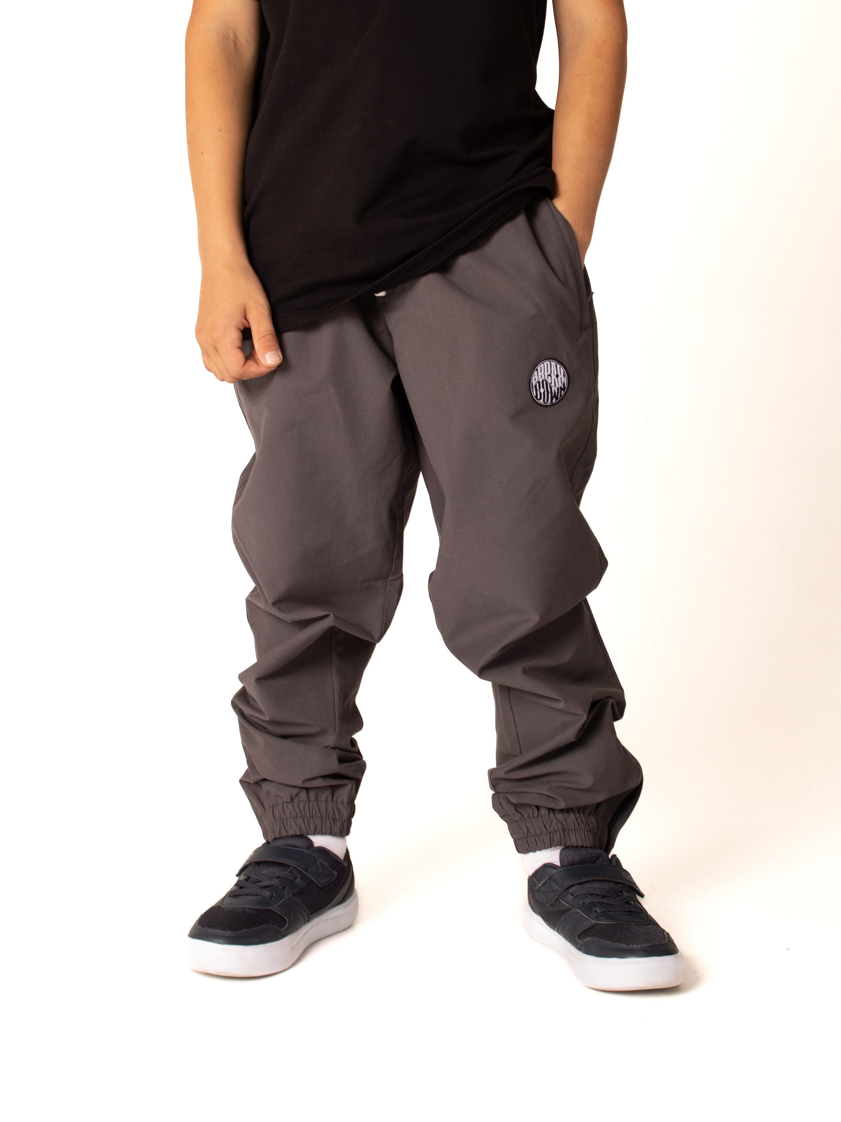 Брюки Мальчики, Девочки Break down streetwear темно-серый для ...