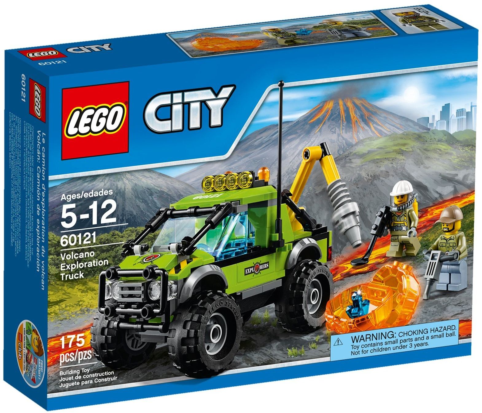 Конструктор LEGO City 60121 Грузовик исследователей вулканов купить на ...
