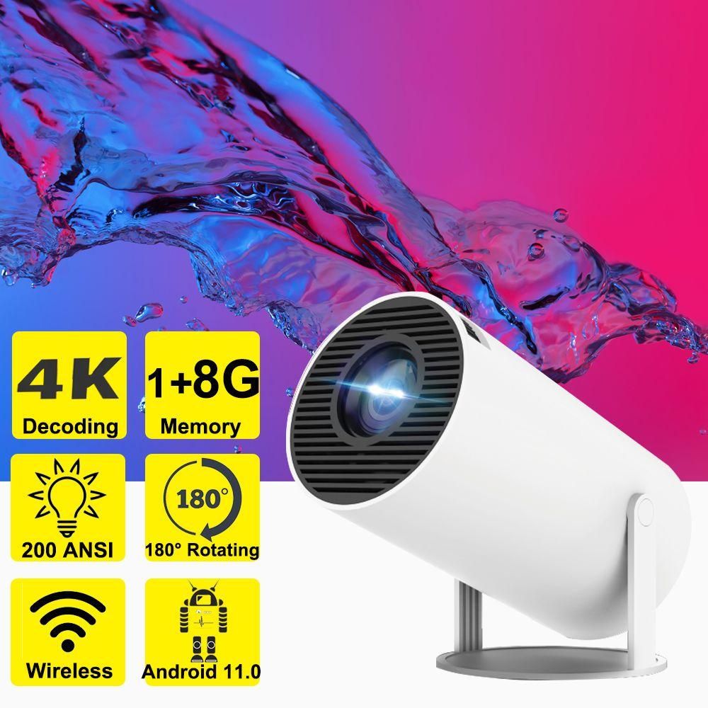 WEMI Проектор hy300 projector, 1LCD, белый купить на OZON по низкой ...