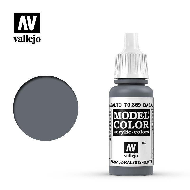 Акриловая краска Vallejo Model Color - Basalt Grey 17 мл. купить на ...