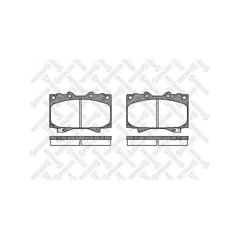 Колодки тормозные Stellox 718004SX - купить по низким ценам в интернет ...