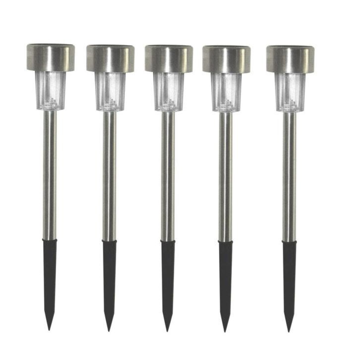 Уличный светильник Erato Светильники садовые на солнечной батарее высота 30 см серый 5 штук