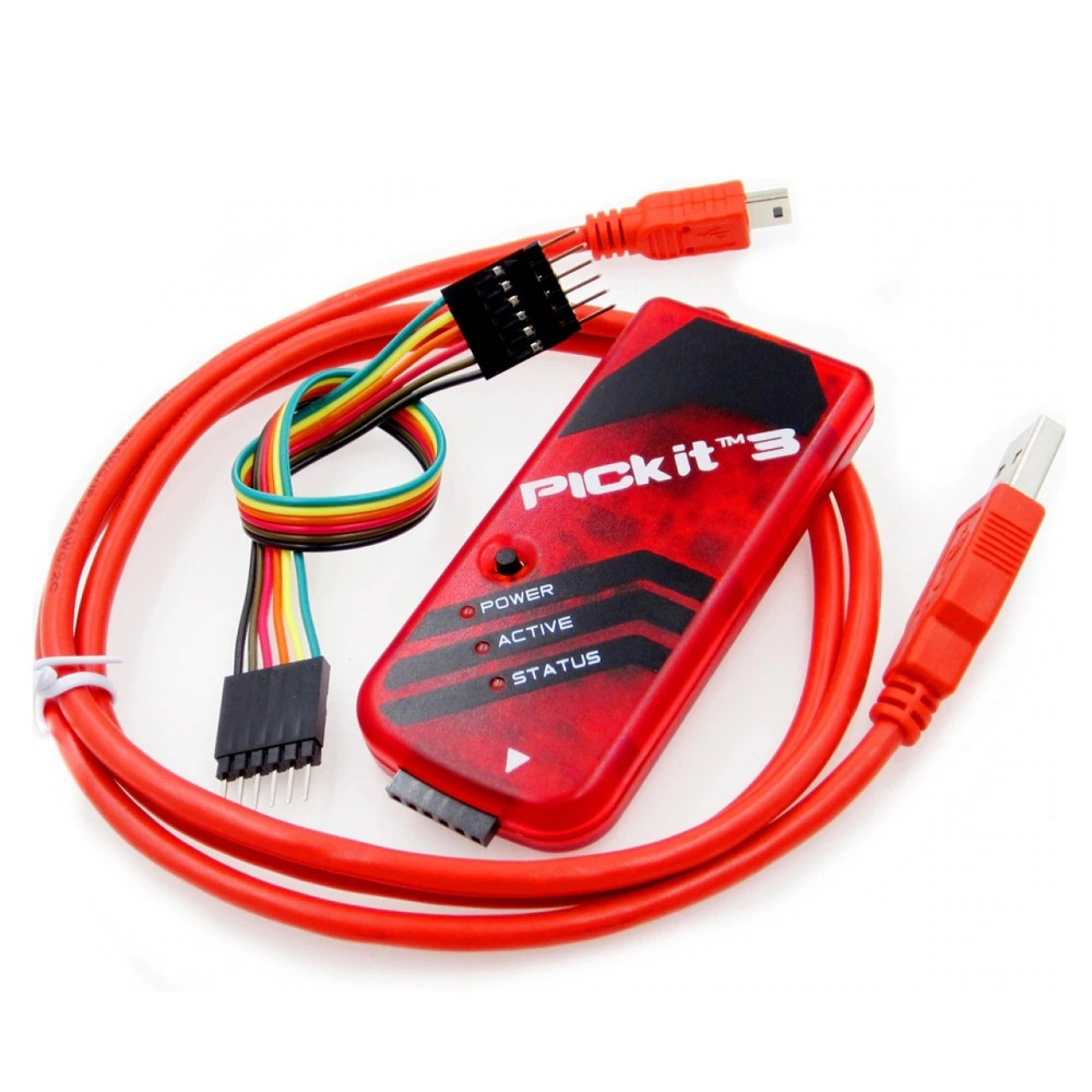 PICkit 3 Внутрисхемный программатор / отладчик для PIC- микроконтроллеров c USB кабелем Ard-M01 ...