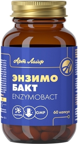 ЭнзимоБакт Арт Лайф, 60 капсул по 770 мг - купить с доставкой по ...